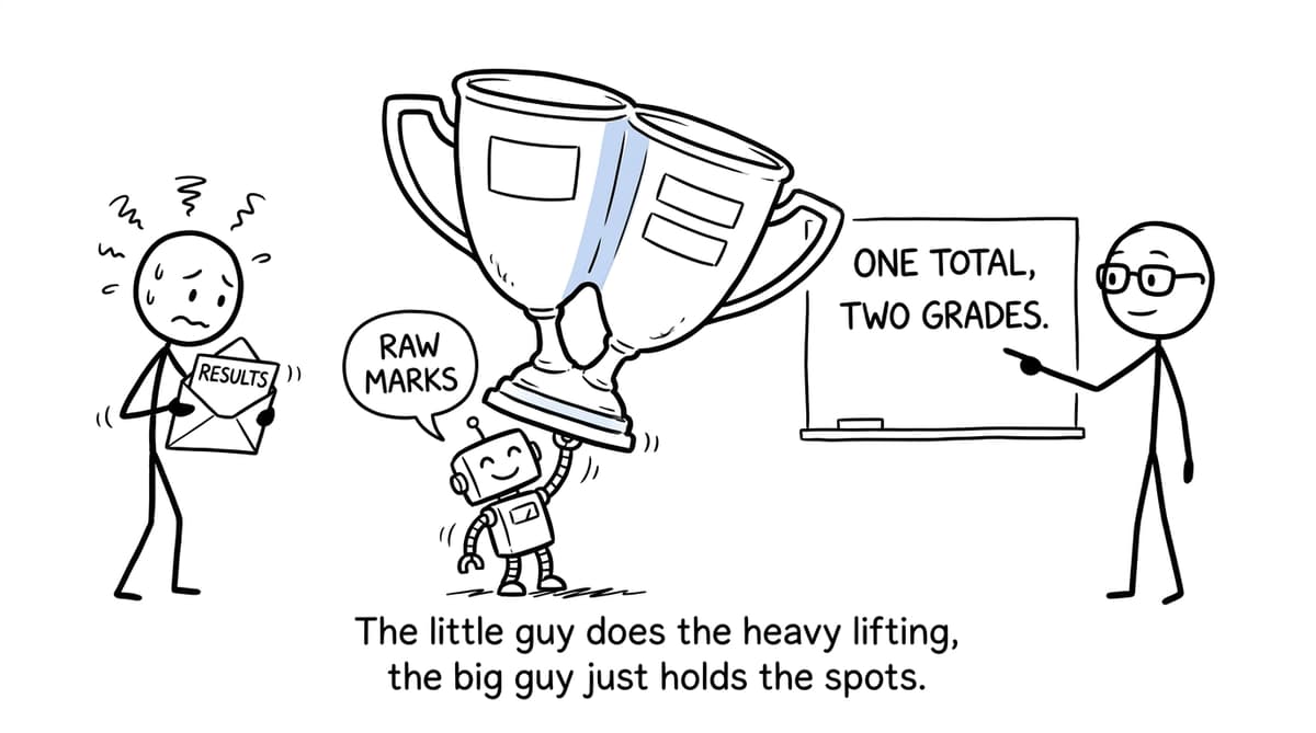 GCSE Combined Science Marks per Grade: 2025 | MathsGenie